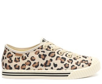 Tênis Sola Riscada Tecido Animal Print | Anacapri